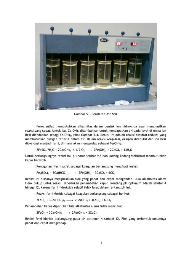 5. unit koagulasi flokulasi | PDF