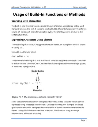 Chapter5: Usage of Build-In Functions or Methods | PDF