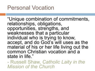 Vocation and Mission: The Aim of Discipleship (Building a Better ...