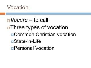 Vocation and Mission: The Aim of Discipleship (Building a Better ...