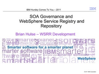 SOA Governance and WebSphere Service Registry and Repository | PDF | Cloud Computing | Internet