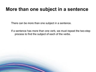 Foundations of Grammar 5: What is a subject? | PPT