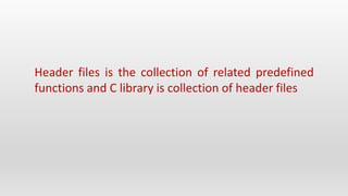 What is Variables and Header files | PPT