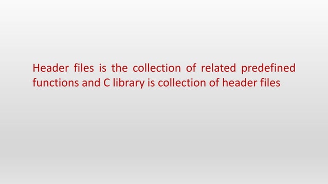 What is Variables and Header files | PPT