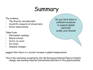 5. What Is The Evidence For Global Warming Nsr | PPT