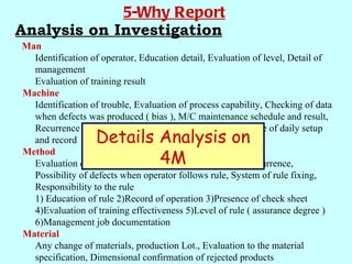 5 why report | PPT