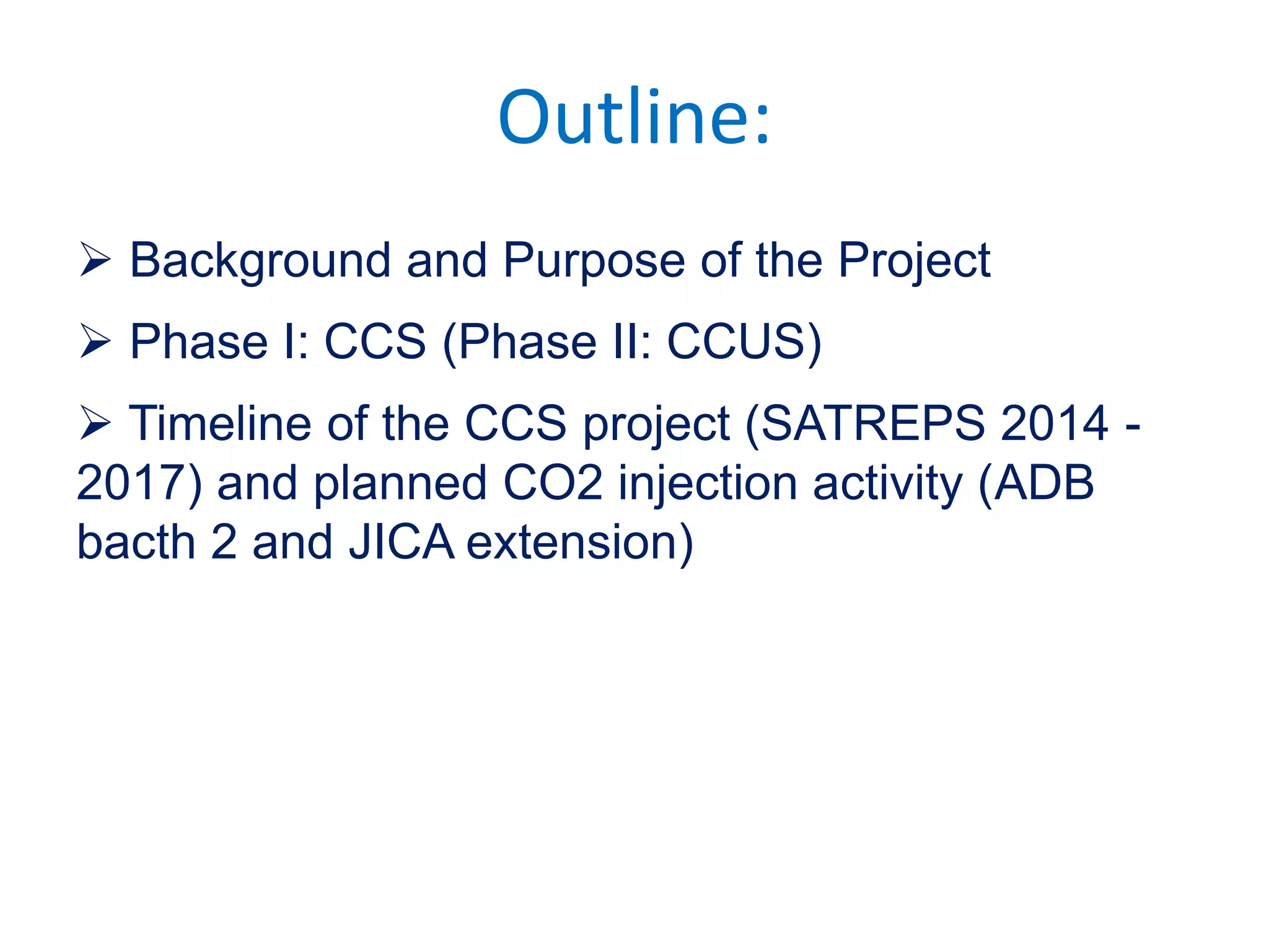 Gundih Carbon Capture and Storage Pilot Project: Current Status of the ...