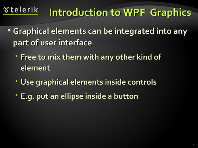 WPF Graphics and Animations | PPT