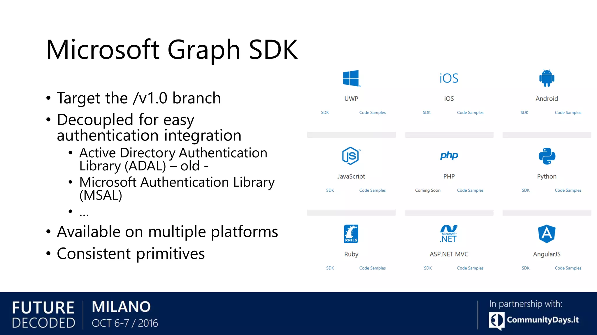 Xamarin Microsoft Graph Ppt