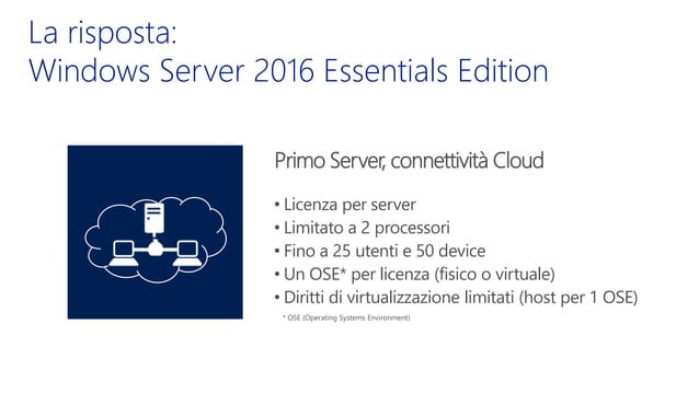 Windows Server 2016 Essentials Yashi Italia | PDF