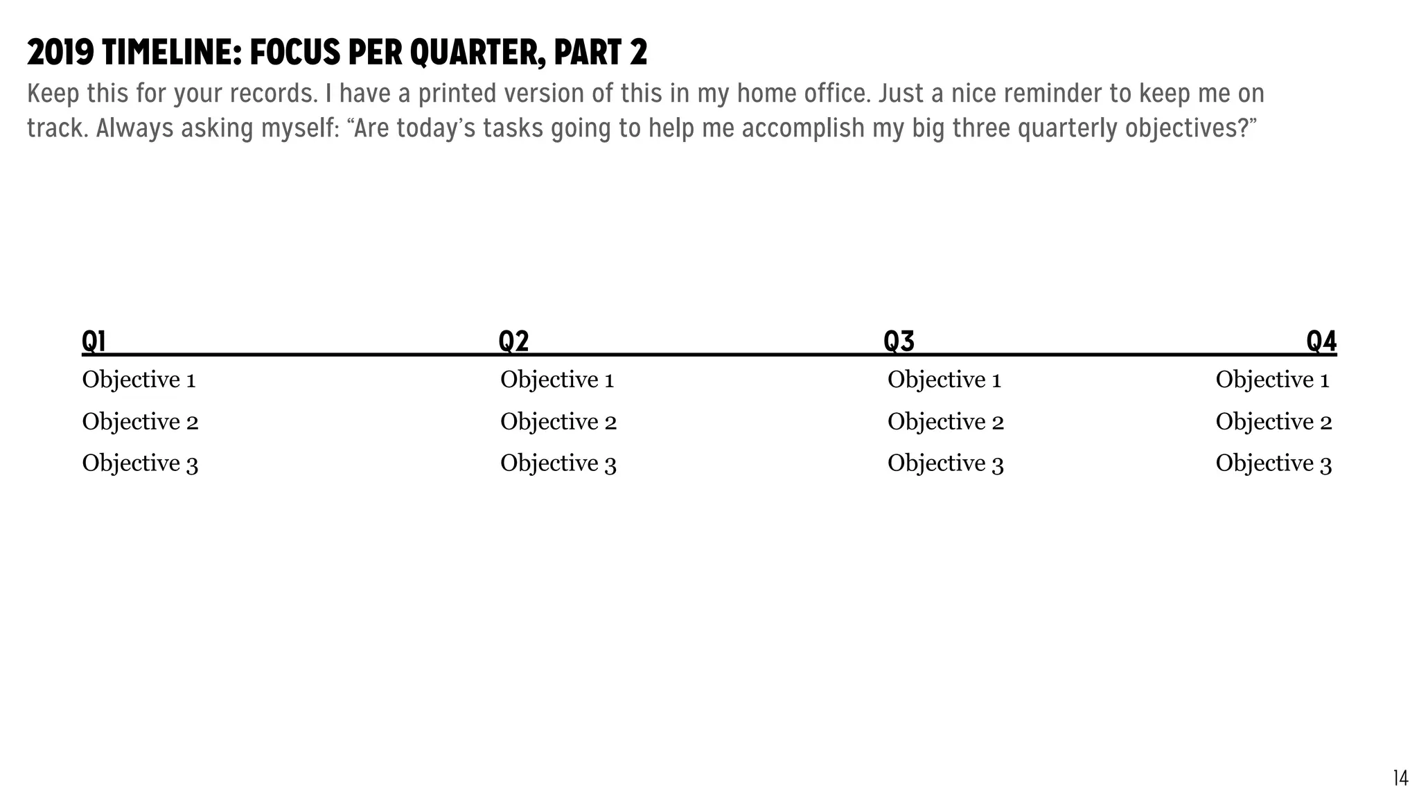 5 Year Career Planning Template | PDF