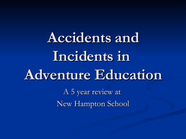 5 Year Safety Review | PPT | Medical Health