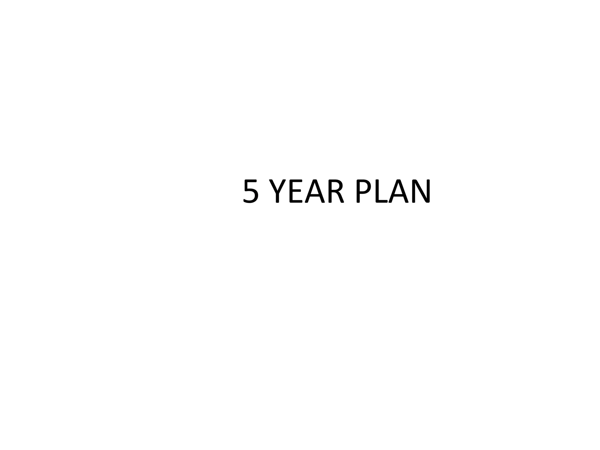 5 year plans in INDIA | PPT