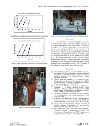 New Model Variable Frequency Transformer (NMVFT) – A Technology for V/f Control of Induction ...