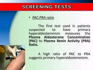 ALDOSTERONISM | PPTX