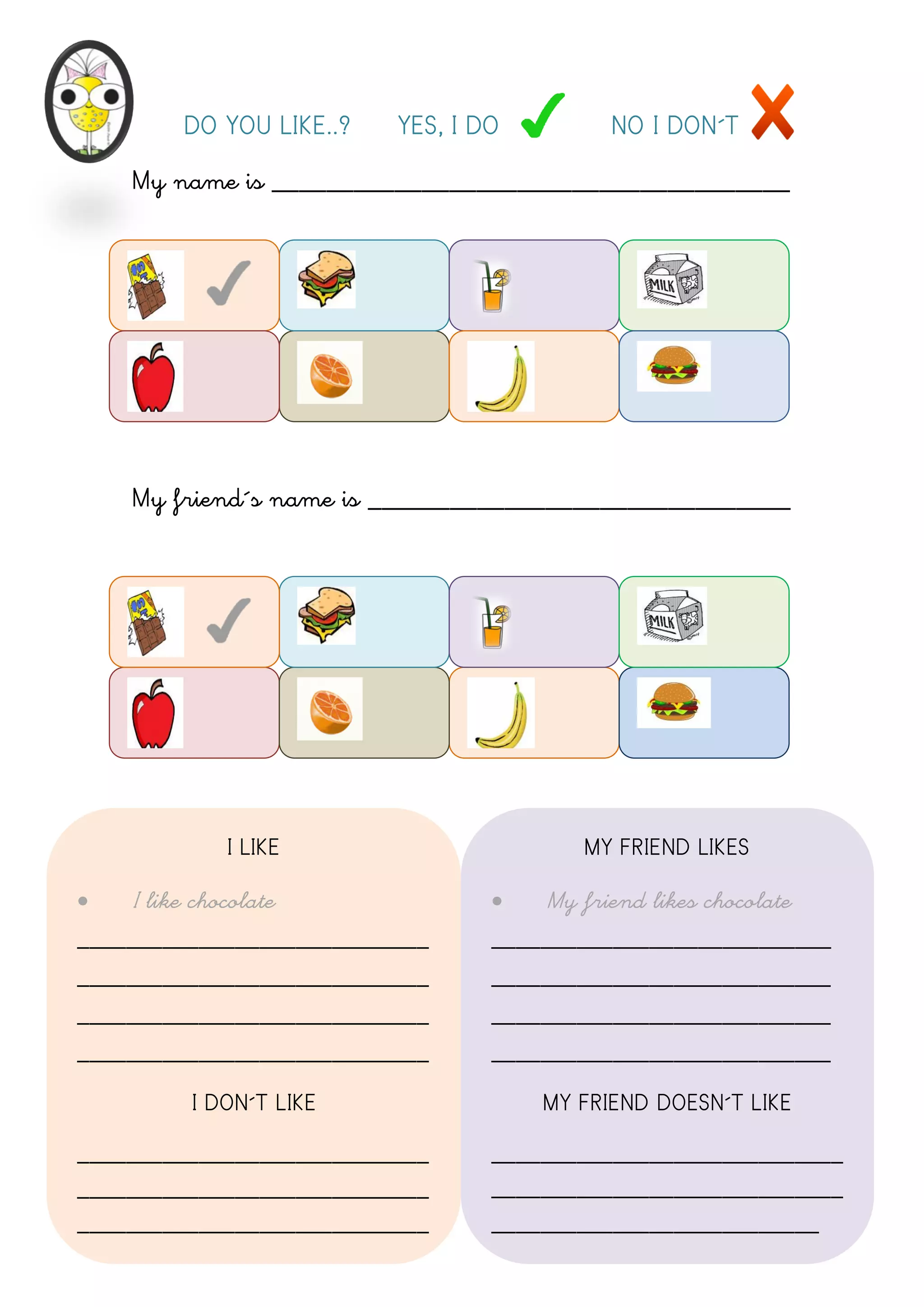 Do you like...? worksheet | PDF