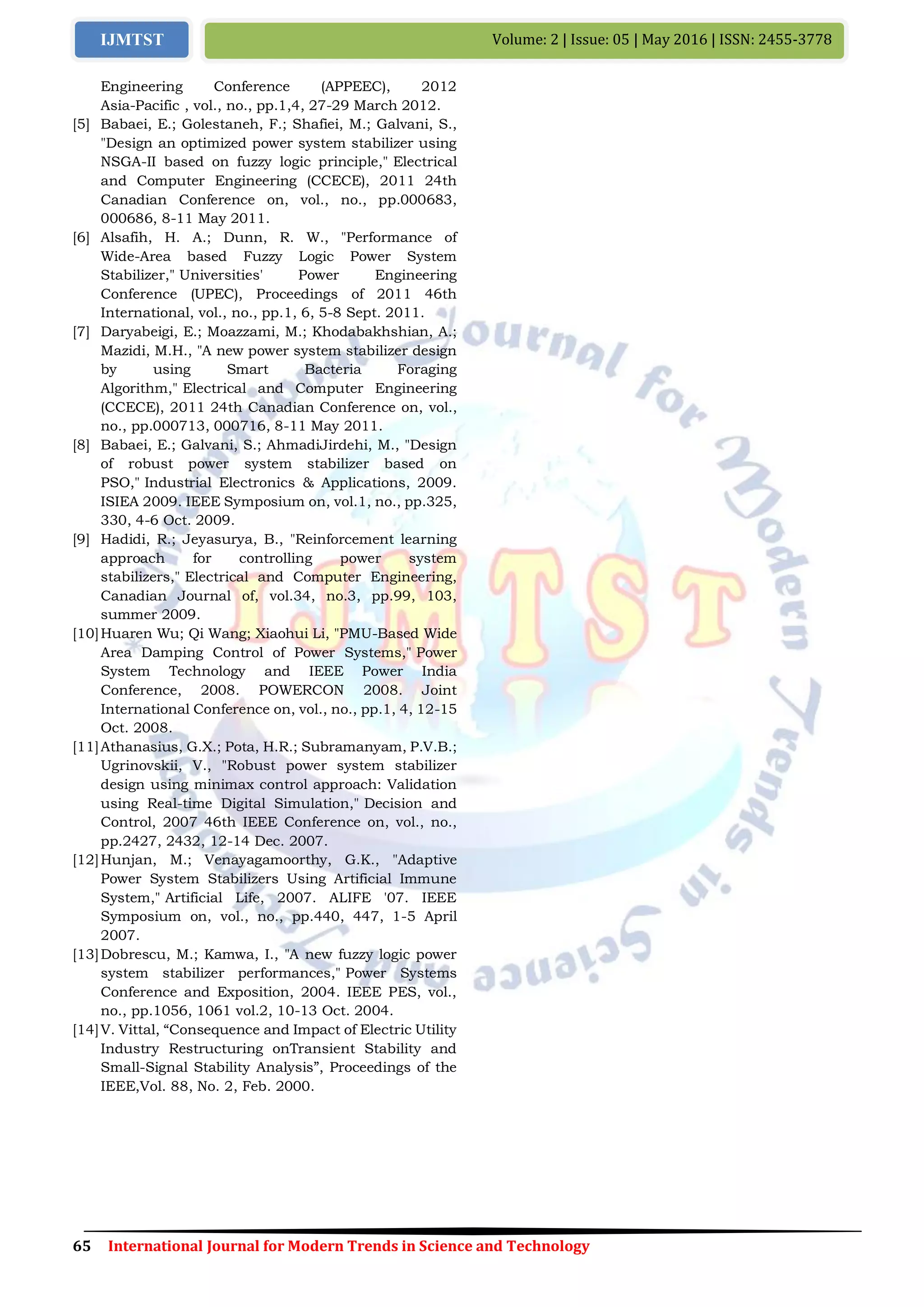 Adaptive Neuro Fuzzy Controller Based Power System Stabilizer for ...