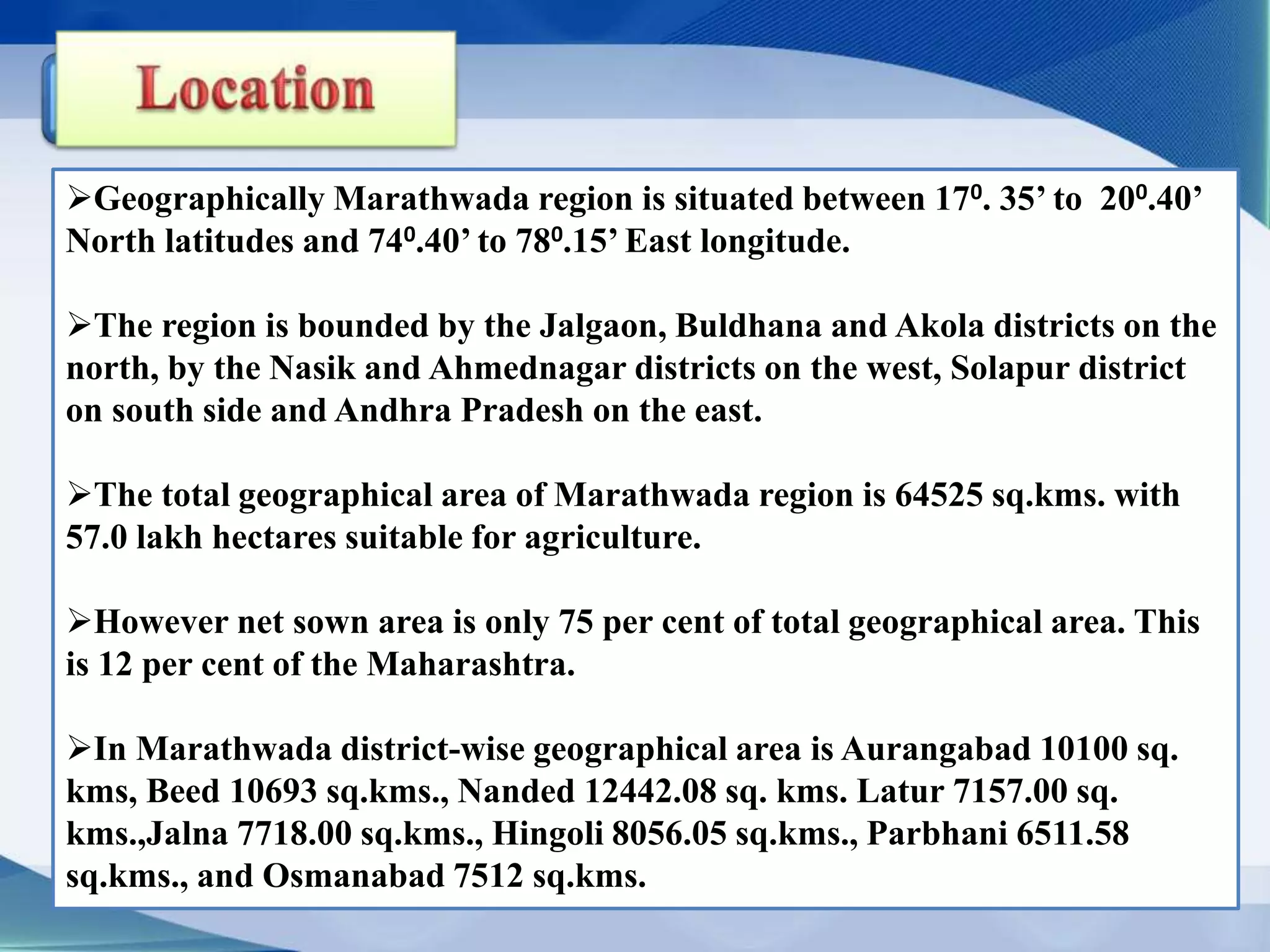 Characterization and Classification of Soils of Marathwada Region | PPTX