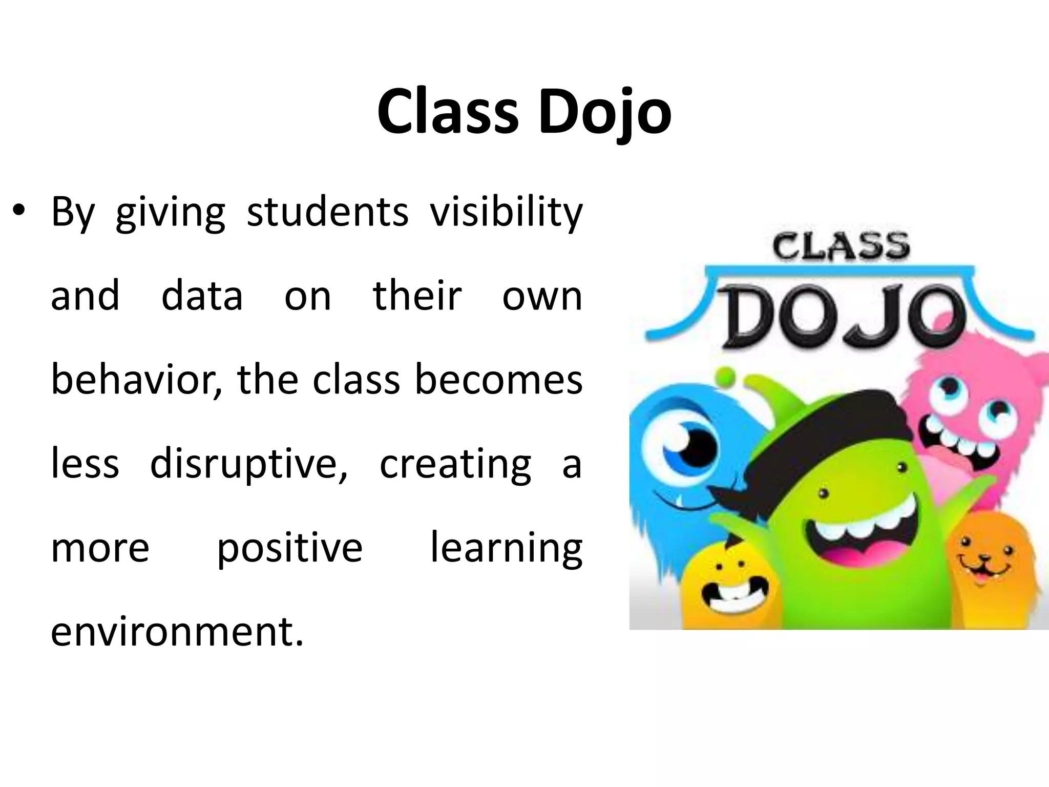 Class Dojo - Gamification in education - Manu Melwin Joy | PPT