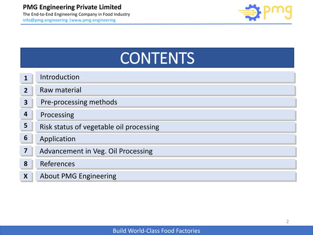 Vegetable Oil processing.pptx........... | PPTX | Commodities | Economy