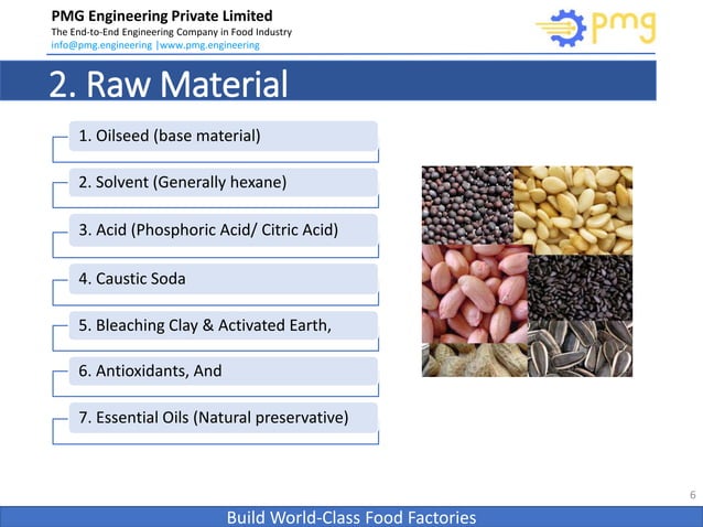 Vegetable Oil processing.pptx........... | PPTX | Commodities | Economy