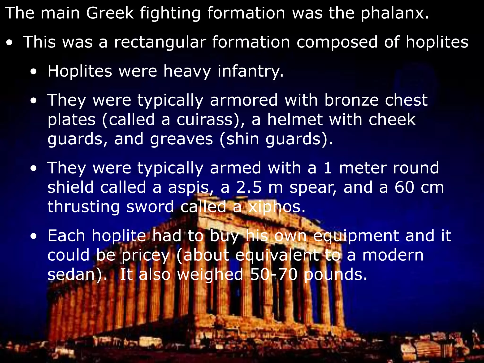 5.0 - Ancient Greek Army | PPT