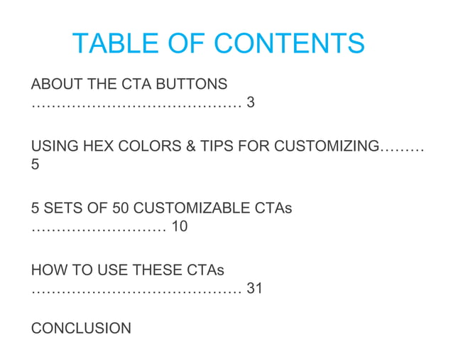 50 call-to-action-templates | PPT