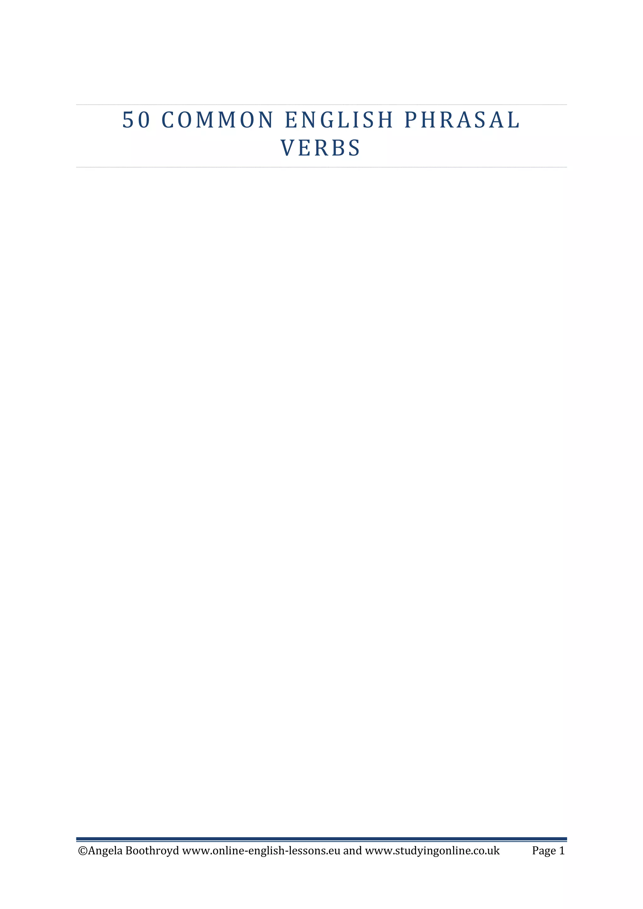 50 common-english-phrasal-verbs | PDF