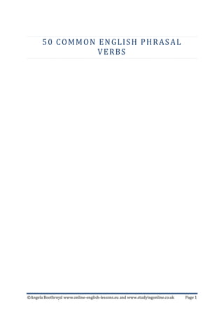 50 common-english-phrasal-verbs | PDF