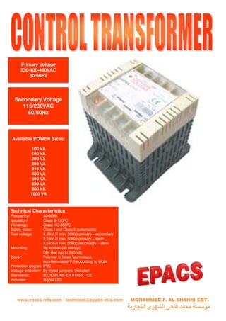 50 control transformer | PDF