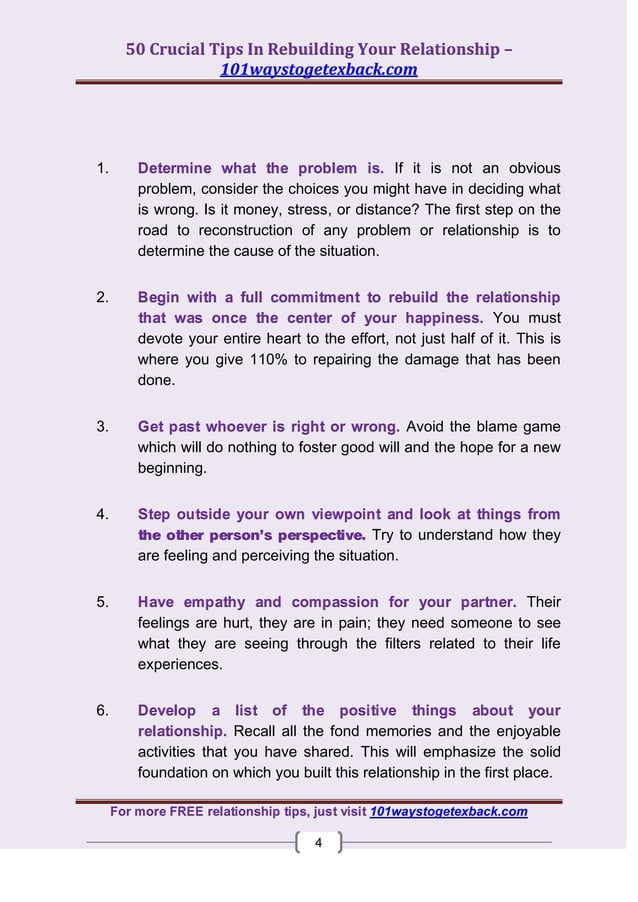50 crucial-tips-in-rebuilding-your-relationship | PDF