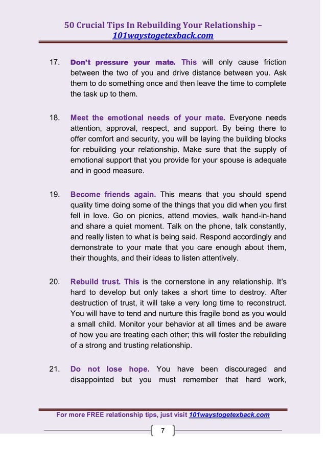 50 crucial-tips-in-rebuilding-your-relationship | PDF