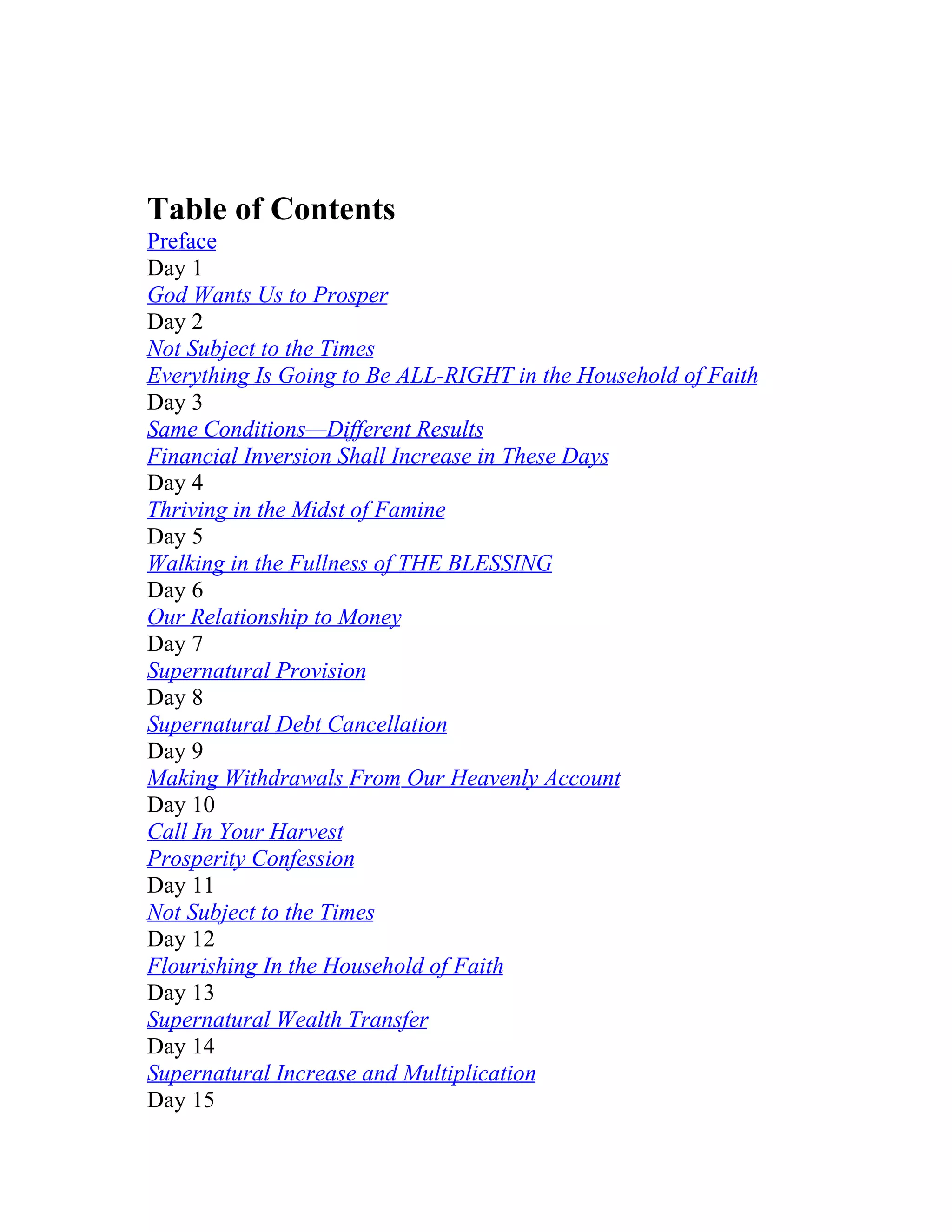 50 days of prosperity - george pearsons | PDF