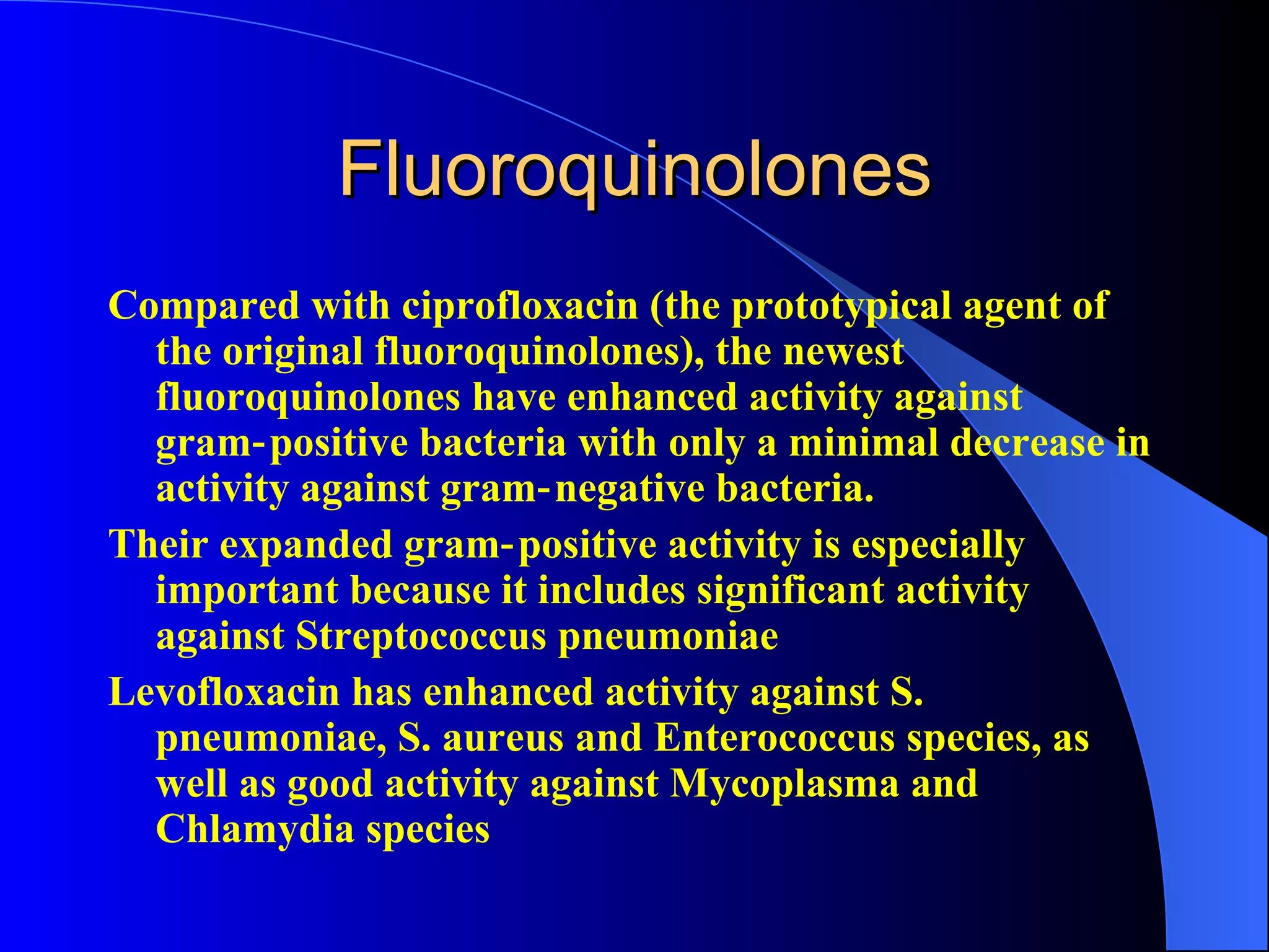 fluoroquinolones | PPS