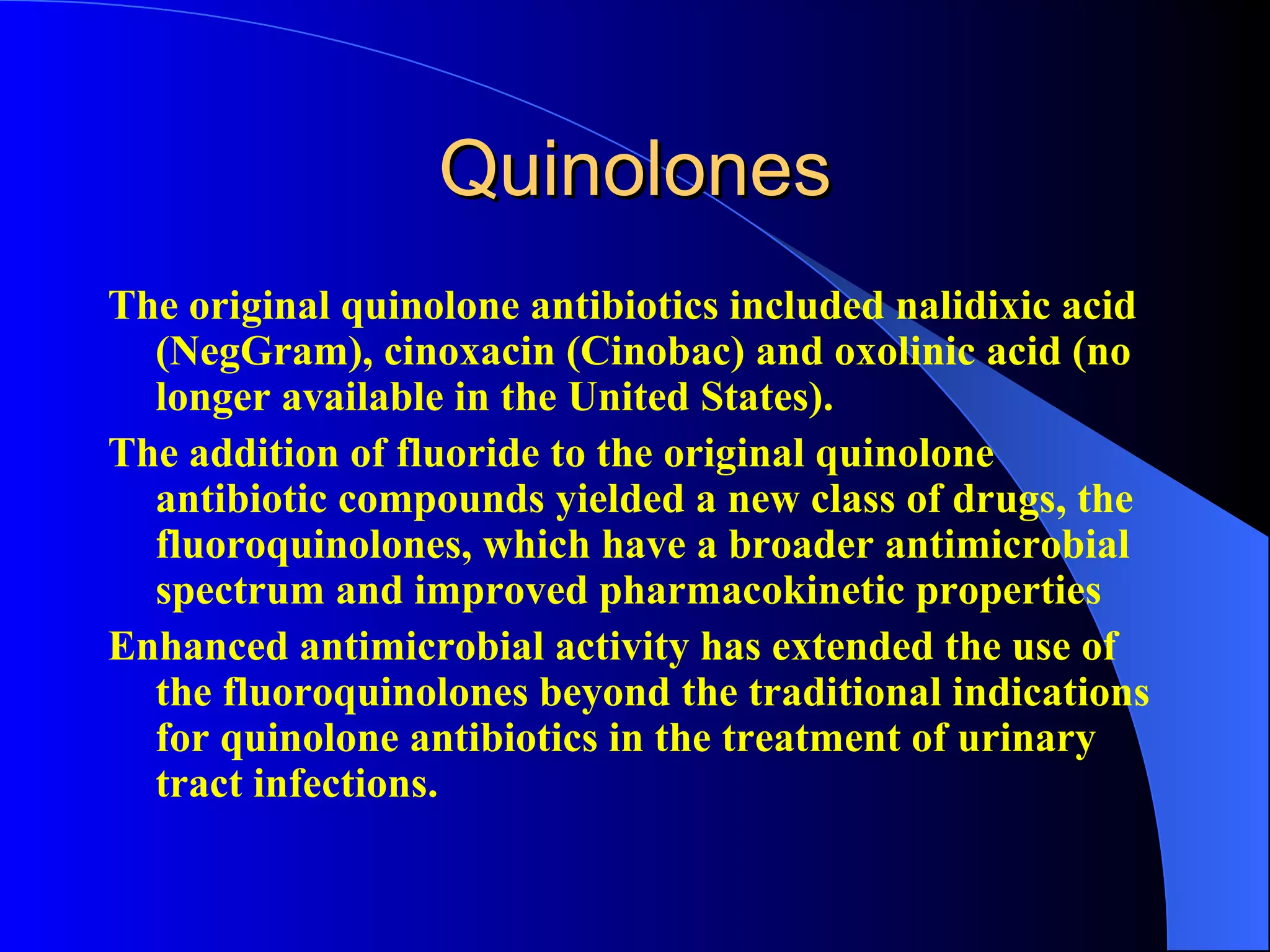 fluoroquinolones | PPS