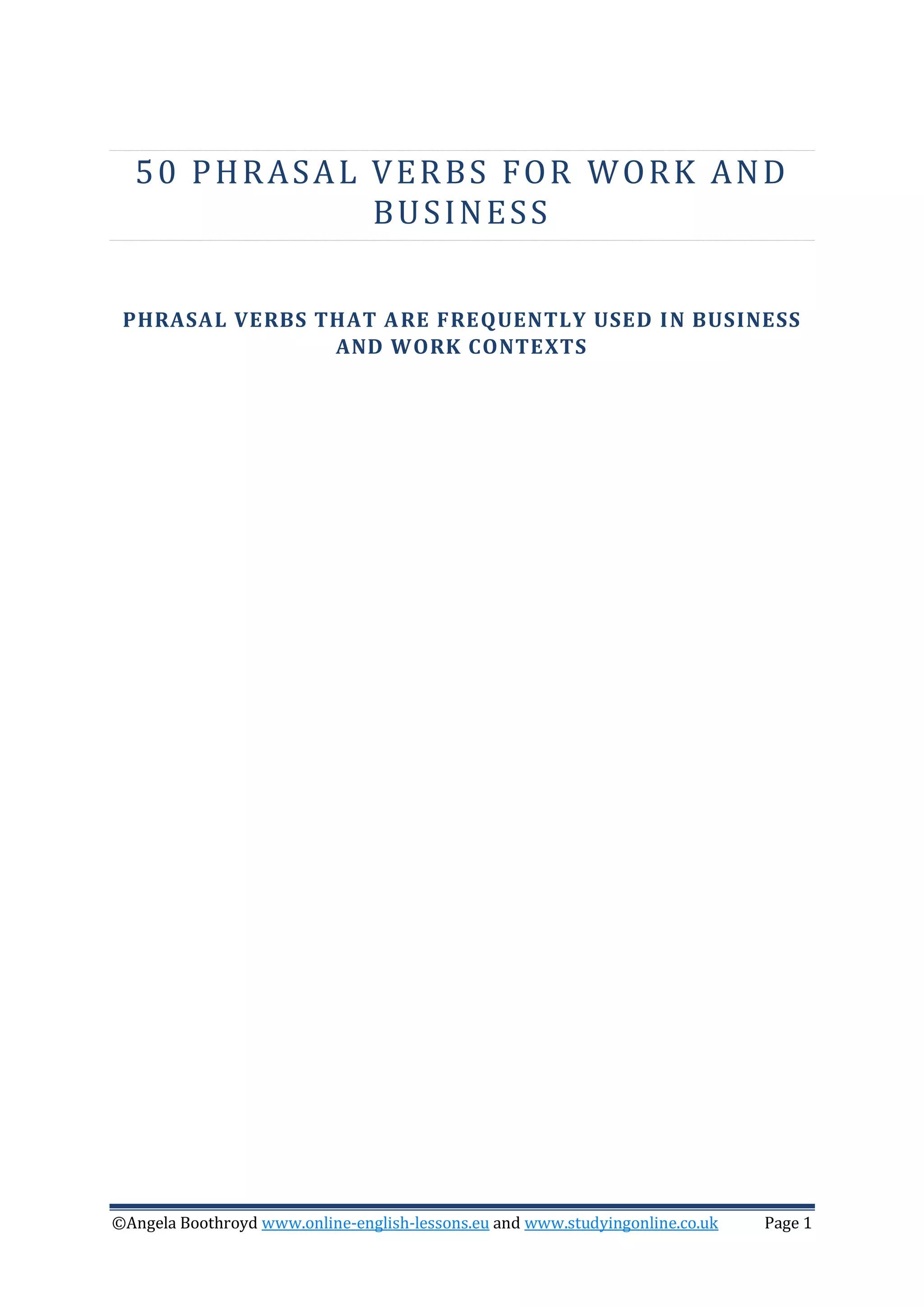 50 phrasal-verbs-for-work-and-business | PDF