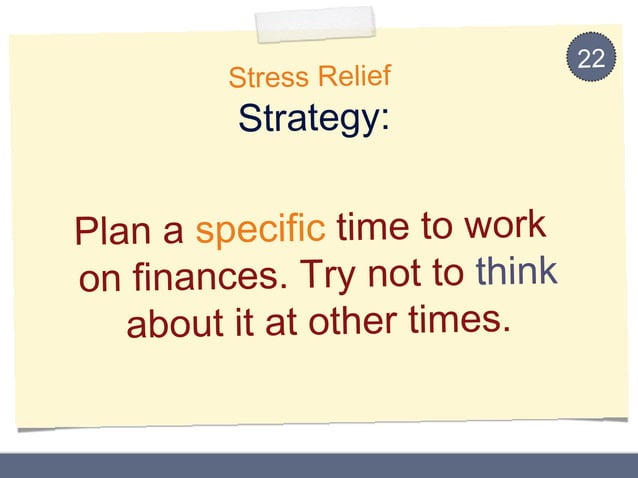 50 Simple Stress Relief Strategies | PPT