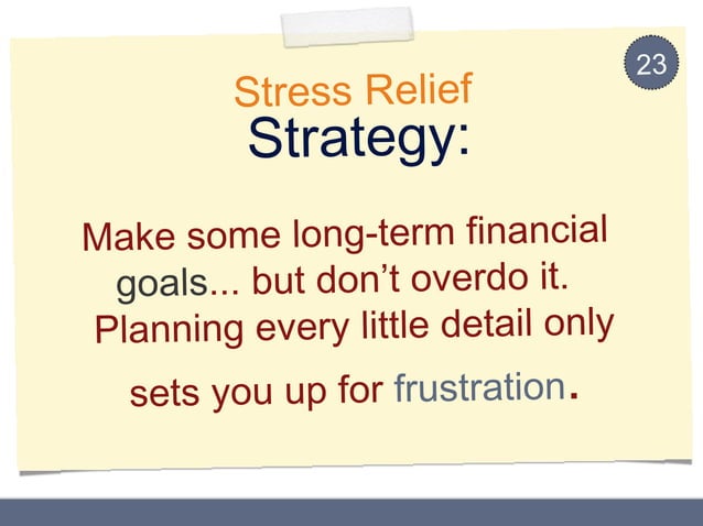 50 Simple Stress Relief Strategies | PPT