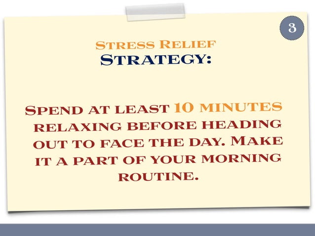 50 simple-stress-relief-strategies | PDF | Mental Health | Diseases and ...