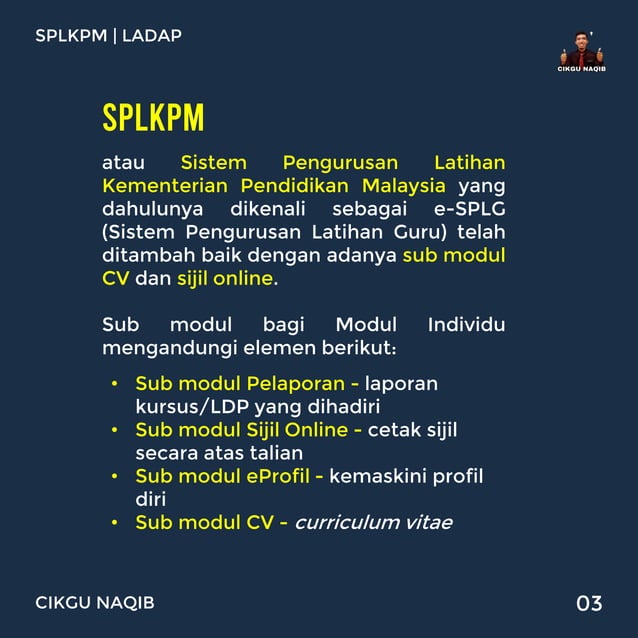 SPLKPM - LADAP (LDP) Latihan dalam Perkhidmatan | PDF