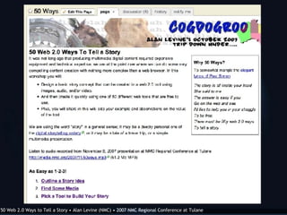 50 Web 2,0 Ways to Tell a Story | PPT