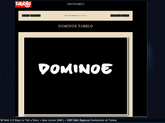 50 Web 2,0 Ways to Tell a Story | PPT