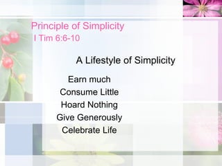 560-3 Simplicity | PPT