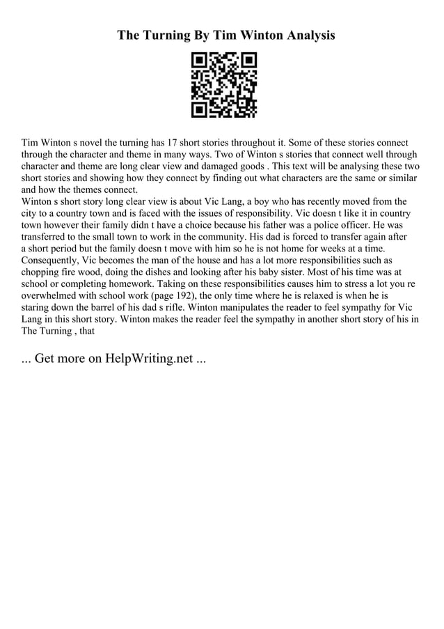 500-700 Word Essay Example | PDF