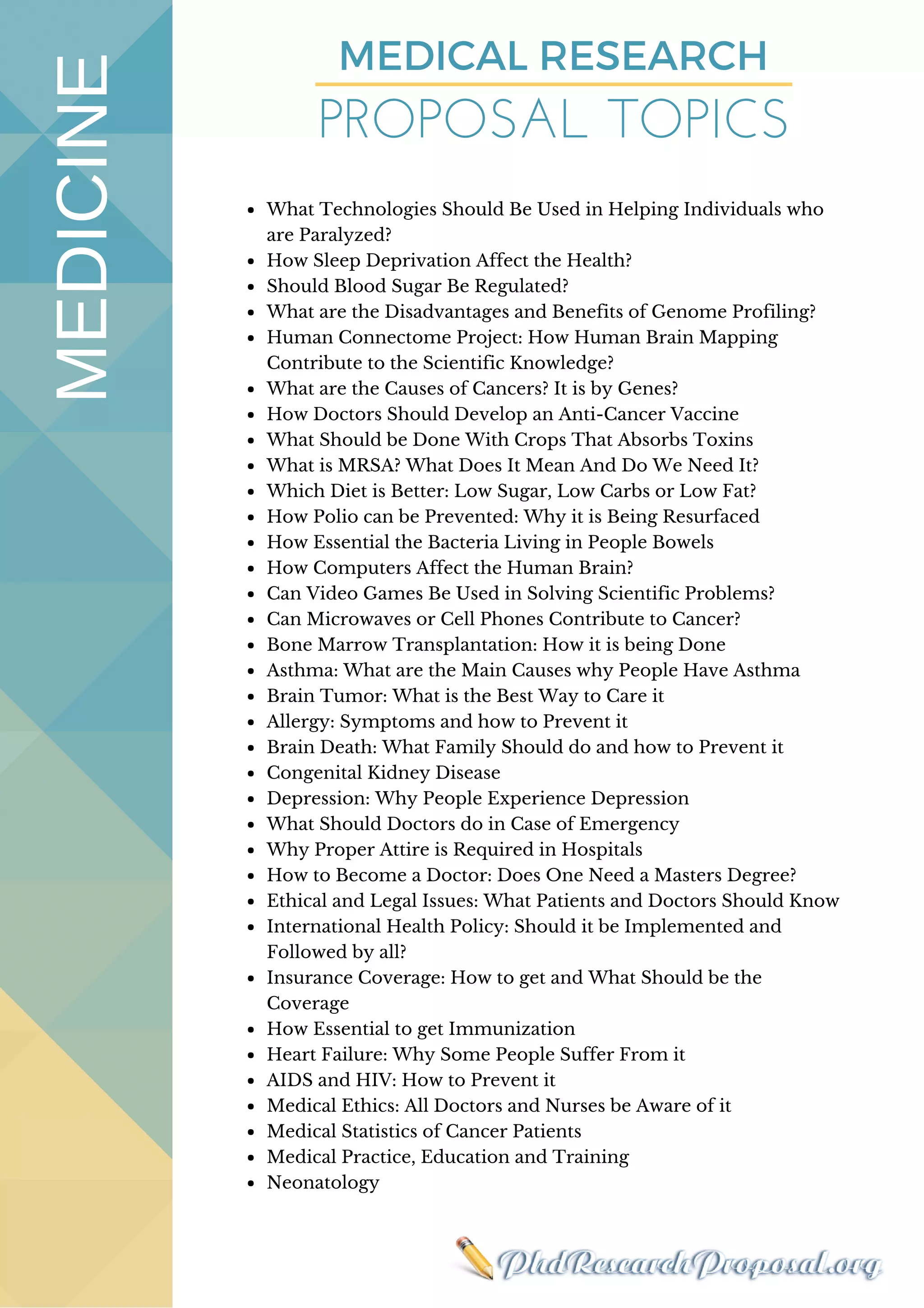 500 PhD Research Proposal Topics | PDF
