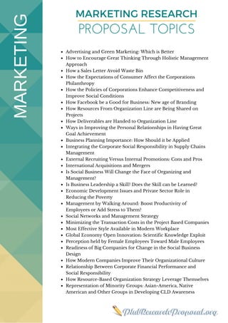 500 PhD Research Proposal Topics | PDF