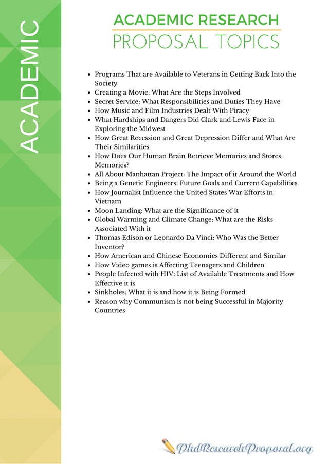 500 PhD Research Proposal Topics | PDF
