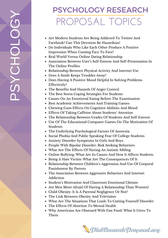 500 PhD Research Proposal Topics | PDF
