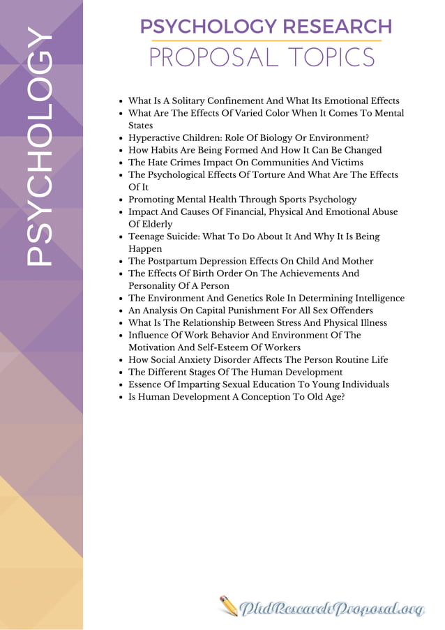 500 PhD Research Proposal Topics | PDF