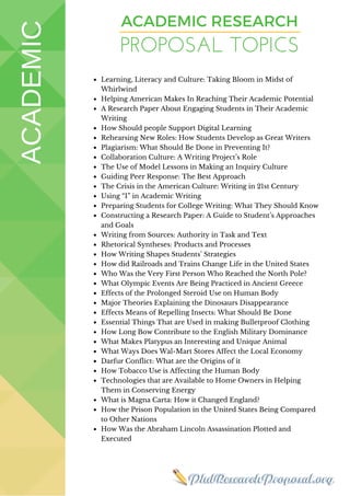 500 PhD Research Proposal Topics | PDF